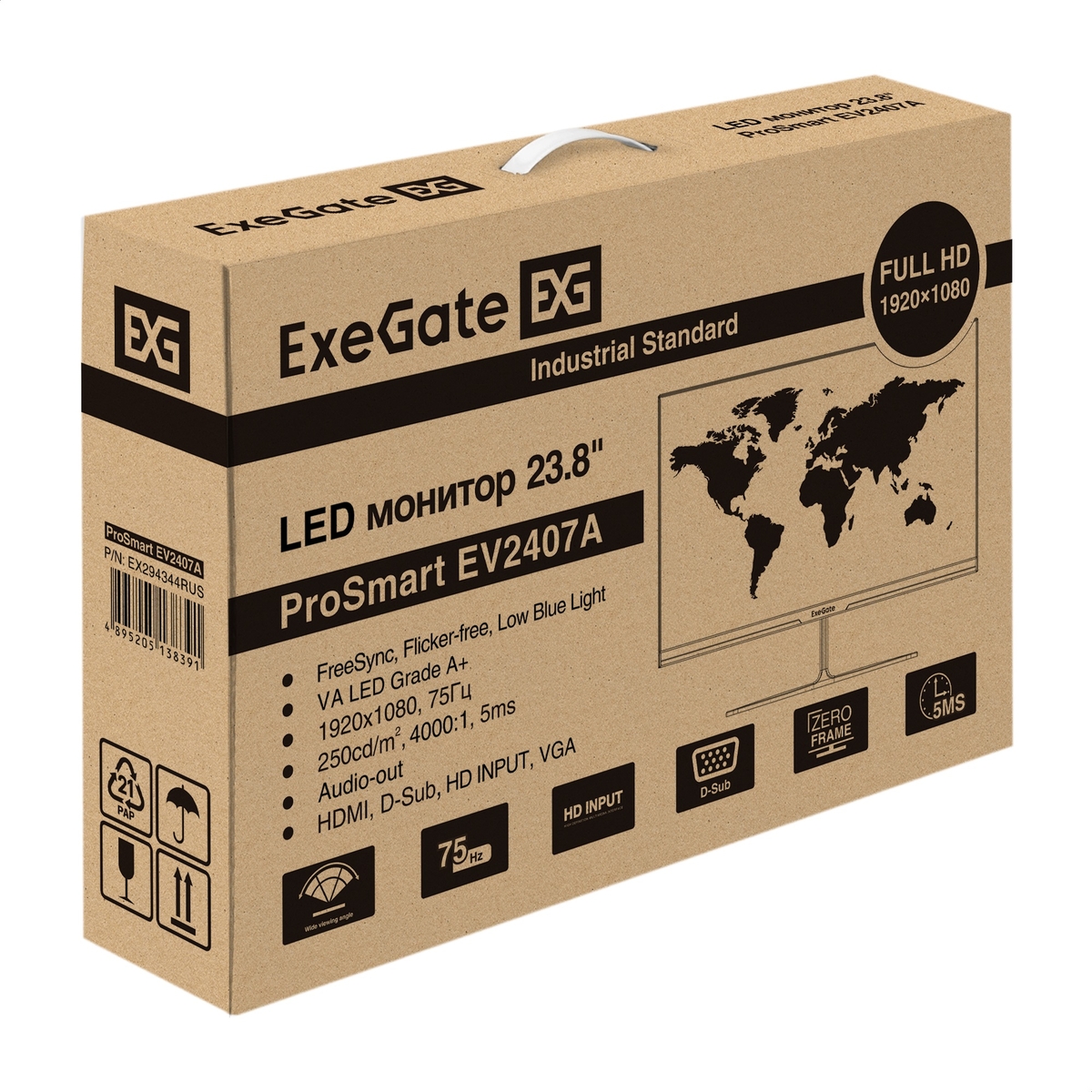 Монитор 23.8" ExeGate ProSmart EV2407A